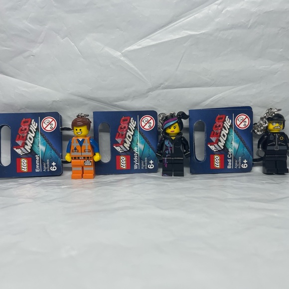 Lego | Toys | Lego The Lego Movie Minifigure Keychain Wyldstyle Emmet ...
